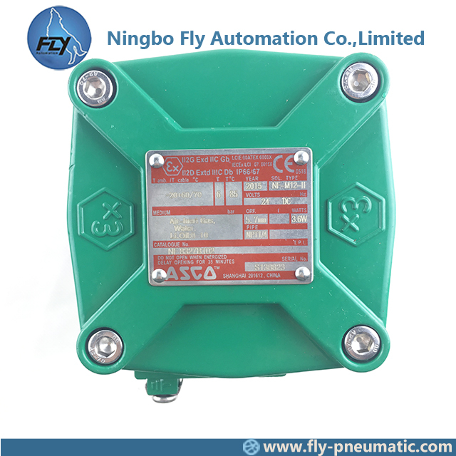 NF8327B102 8327B102 ASCO 8327 Series 1/4 inch stainless steel Body Explosion Proof Solenoid ...