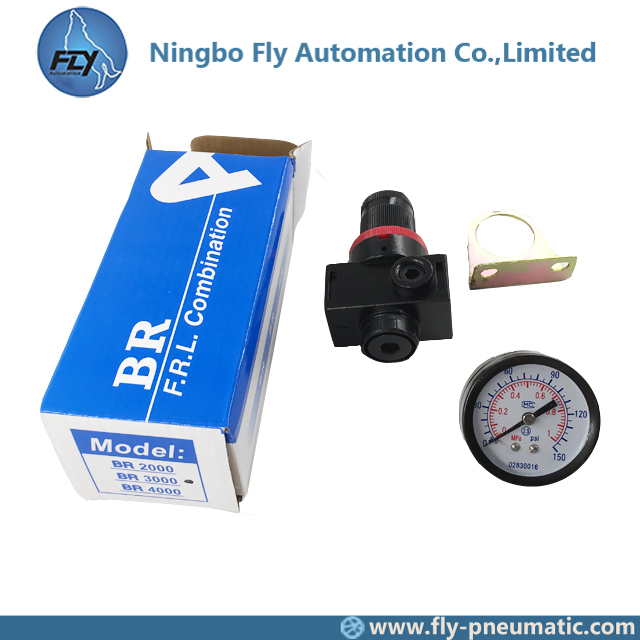 BR3000 Airtac Pneumatic Components BR series Aluminum Air source 1/4 inch precision Preparation ...