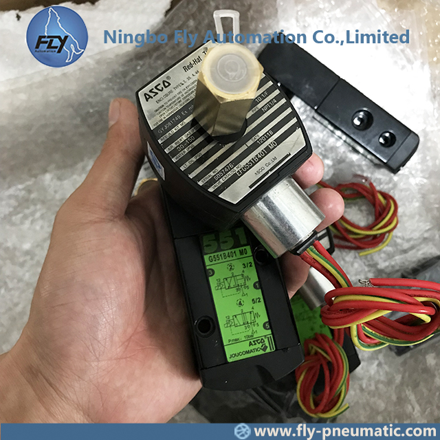 EFG551B401MO G551B401 ASCO 551 Series 1/4 Inch Aluminium pilot operated ...